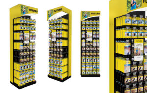 POS Product Display with Upsell Guide for Futuro by 3M