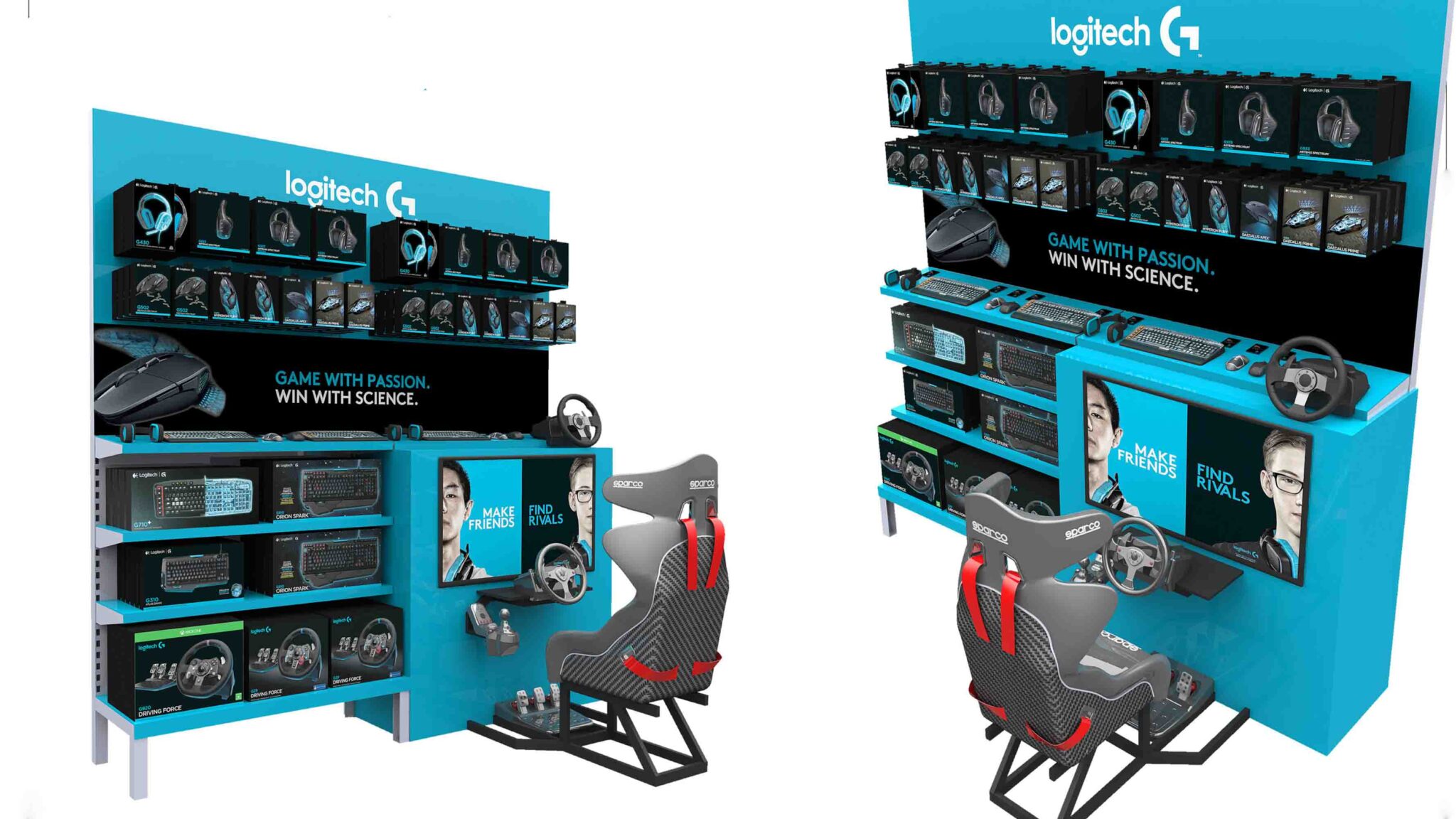 Incredible Custom Designed Permanent Point of Sale Displays