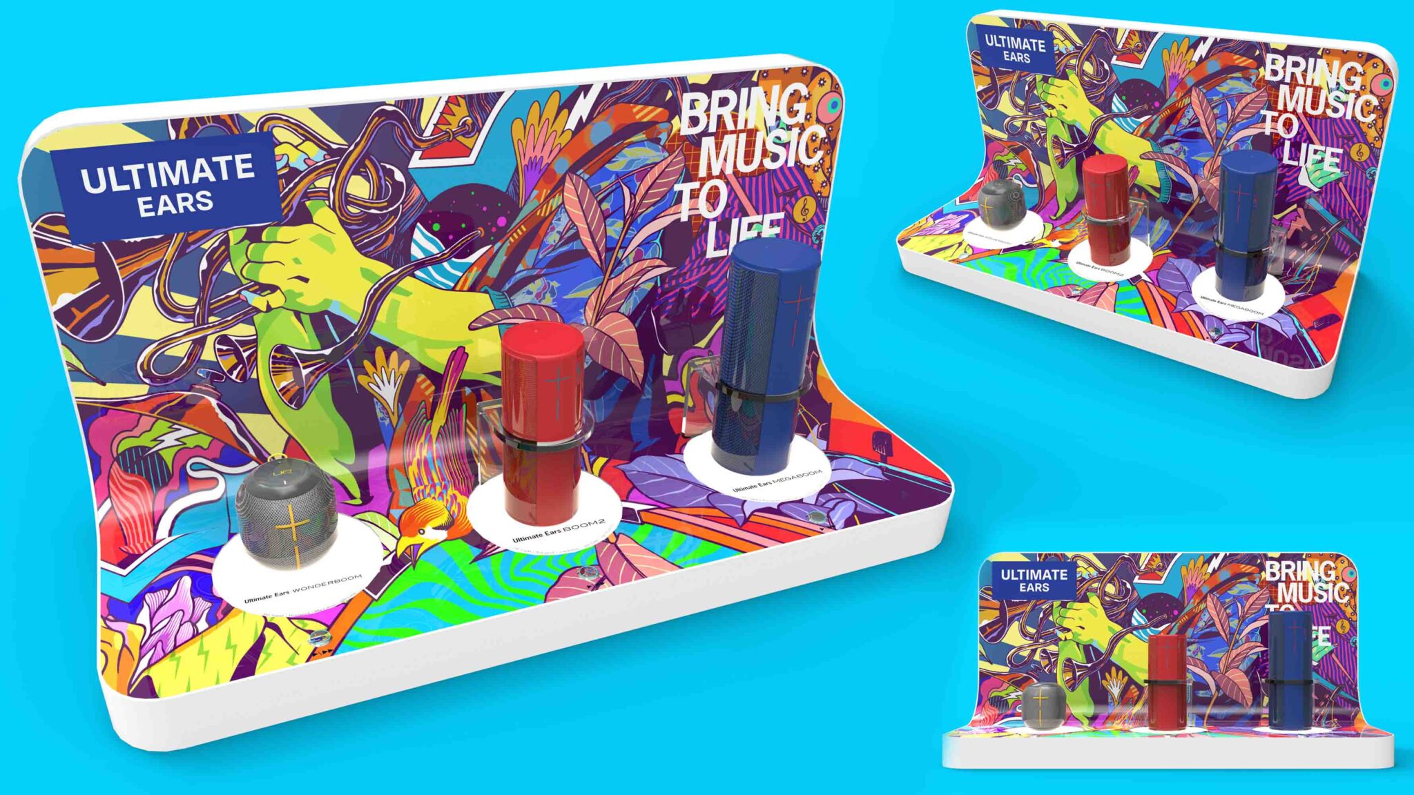 Incredible Custom Designed Permanent Point of Sale Displays