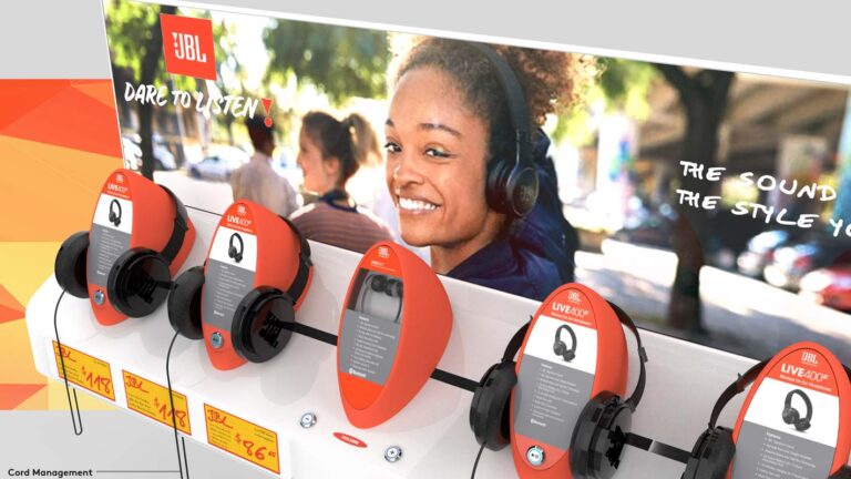 Case Study | What To Consider For A Retail Headphone Display