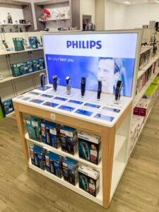 POS Product Display with Upsell Guide for Futuro by 3M