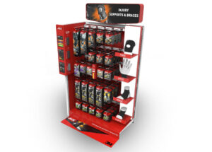 POS Product Display with Upsell Guide for Futuro by 3M